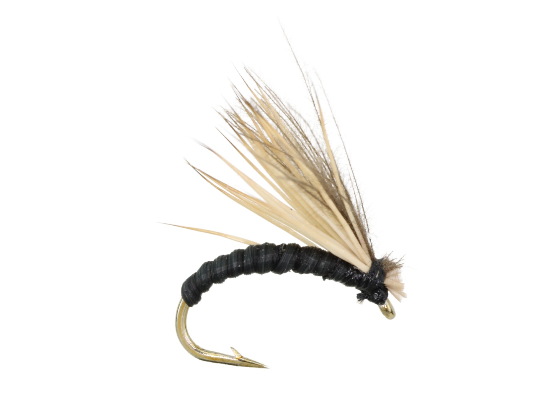 Fly Tying Material Kit, CDC Black Elk Wing Caddis | Wild Water Fly Fishing