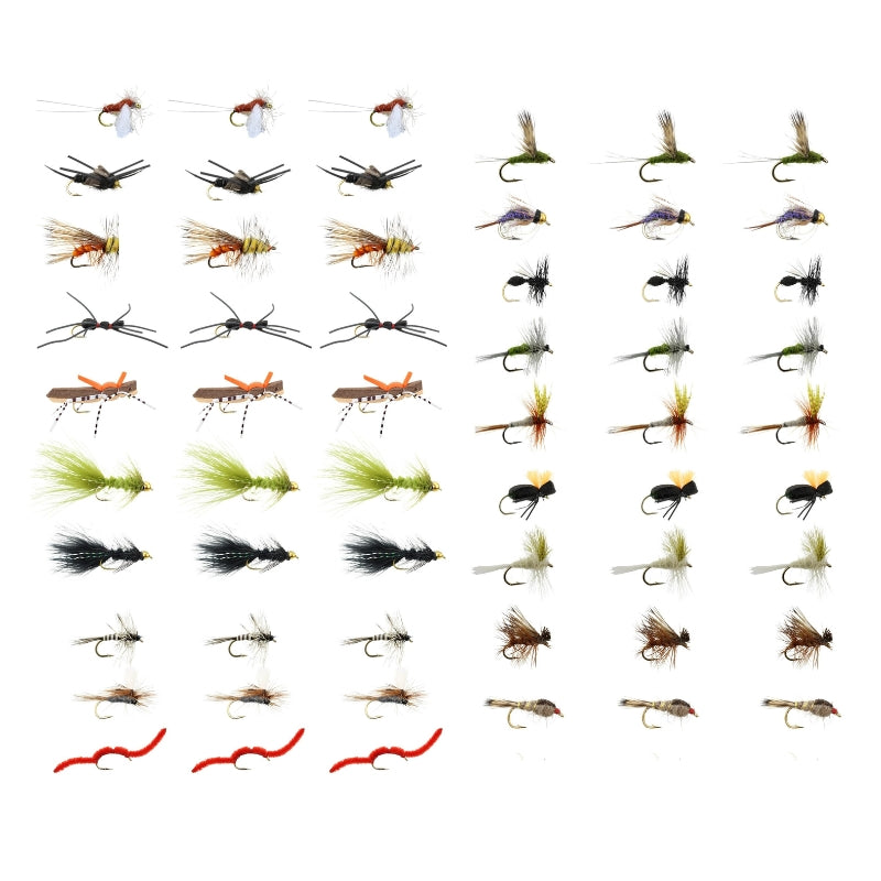 Mini Mega Fly Assortment | Qty. 60 — Wild Water Fly Fishing