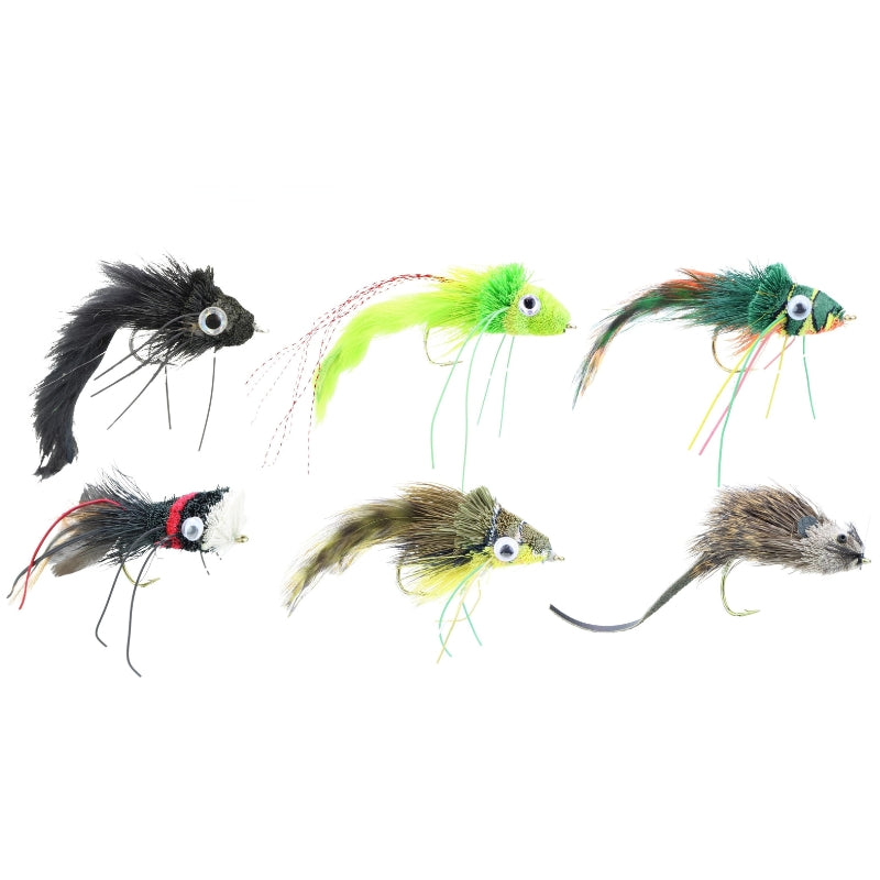 Top Water Fly Assortment | Qty. 6 — Wild Water Fly Fishing