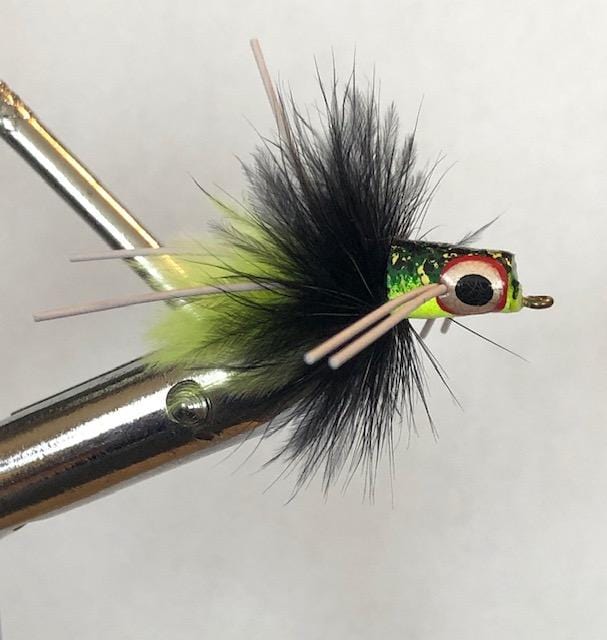 Frog Snub Nose Panfish Popper Size 8 | Wild Water Fly Fishing