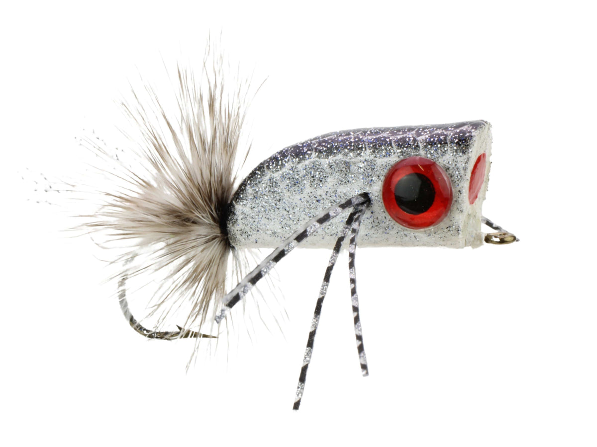 Silver and Black Crease Minnow for Bass | Wild Water Fly Fishing